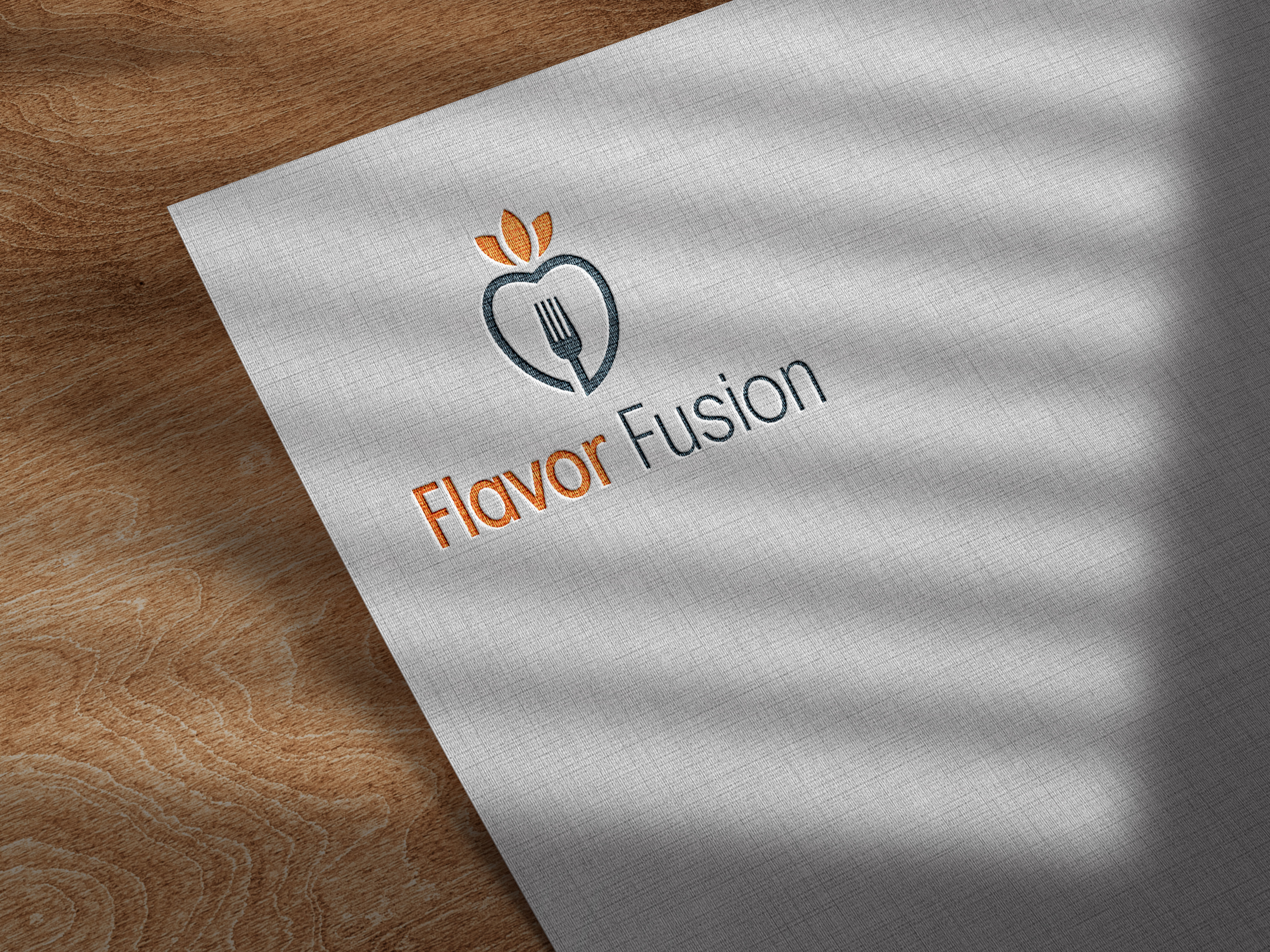 Flavor Fusion Logo Design by Dakshi Designs on Dribbble