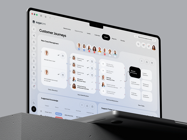 Customer Journey Crm Dashboard By Jack R For Rondesignlab ⭐️ On Dribbble