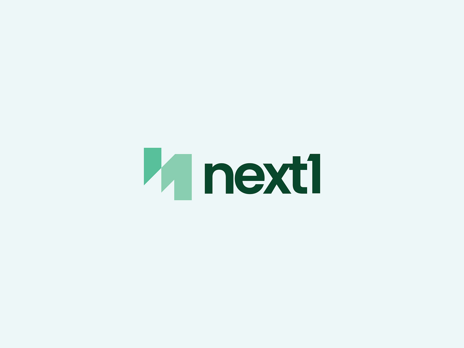 Next1 mininalist & N+1 combination logo design by Asaduzzaman on Dribbble