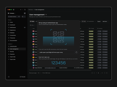 Authenticator app and QR Code by Dmitry Sergushkin on Dribbble