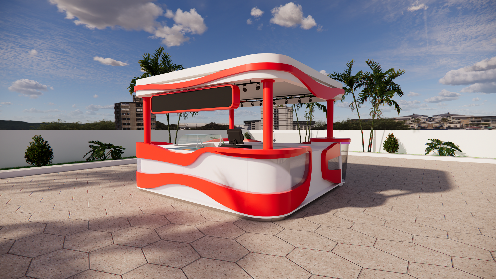 kiosk Render by Islam Saad Alhindawi on Dribbble