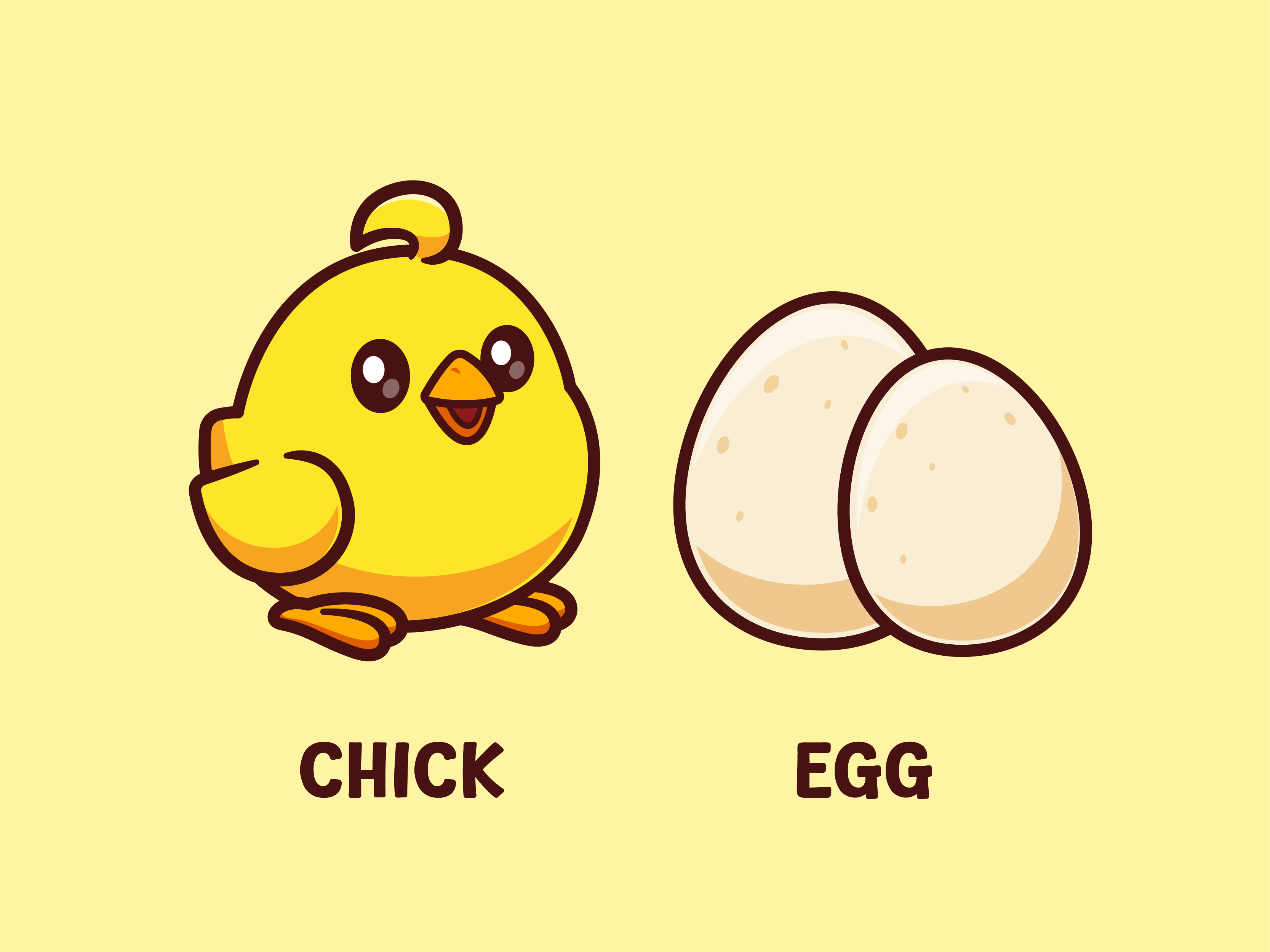 Chicken Evolution🐓🥚🍗 by catalyst on Dribbble