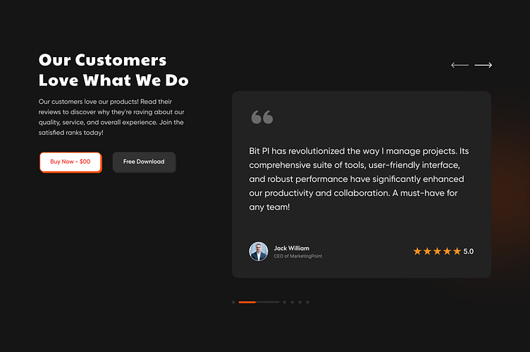 Review section UI by Nur Hossan UI/UX on Dribbble