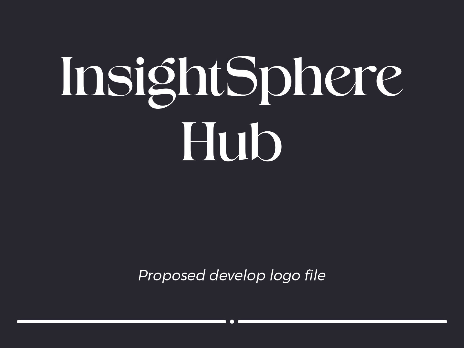InsightSphere Hub logo by Akintunde Oluwatimileyin Michael on Dribbble