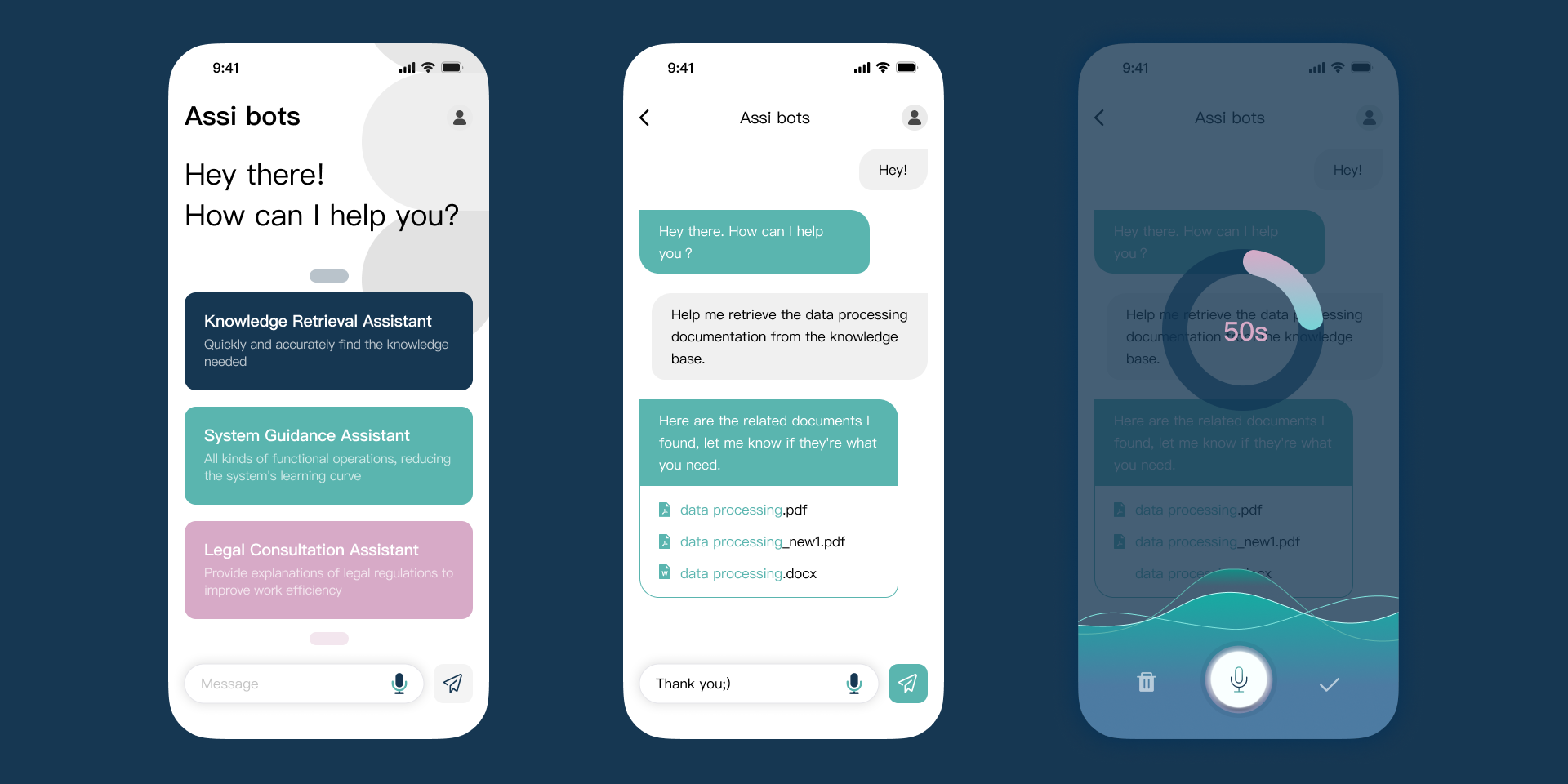 AI assistant UI design by sisi on Dribbble