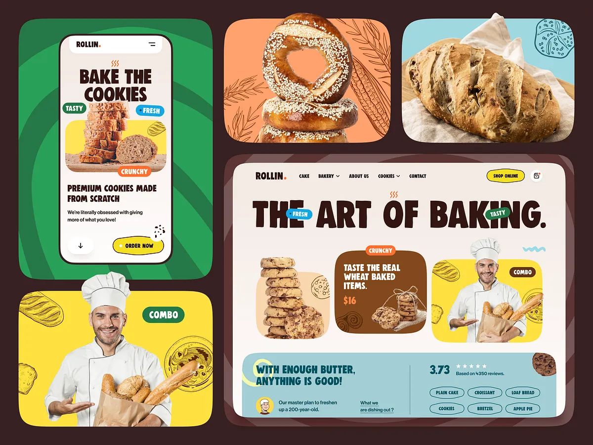 Bakery Website designs, themes, templates and downloadable graphic ...