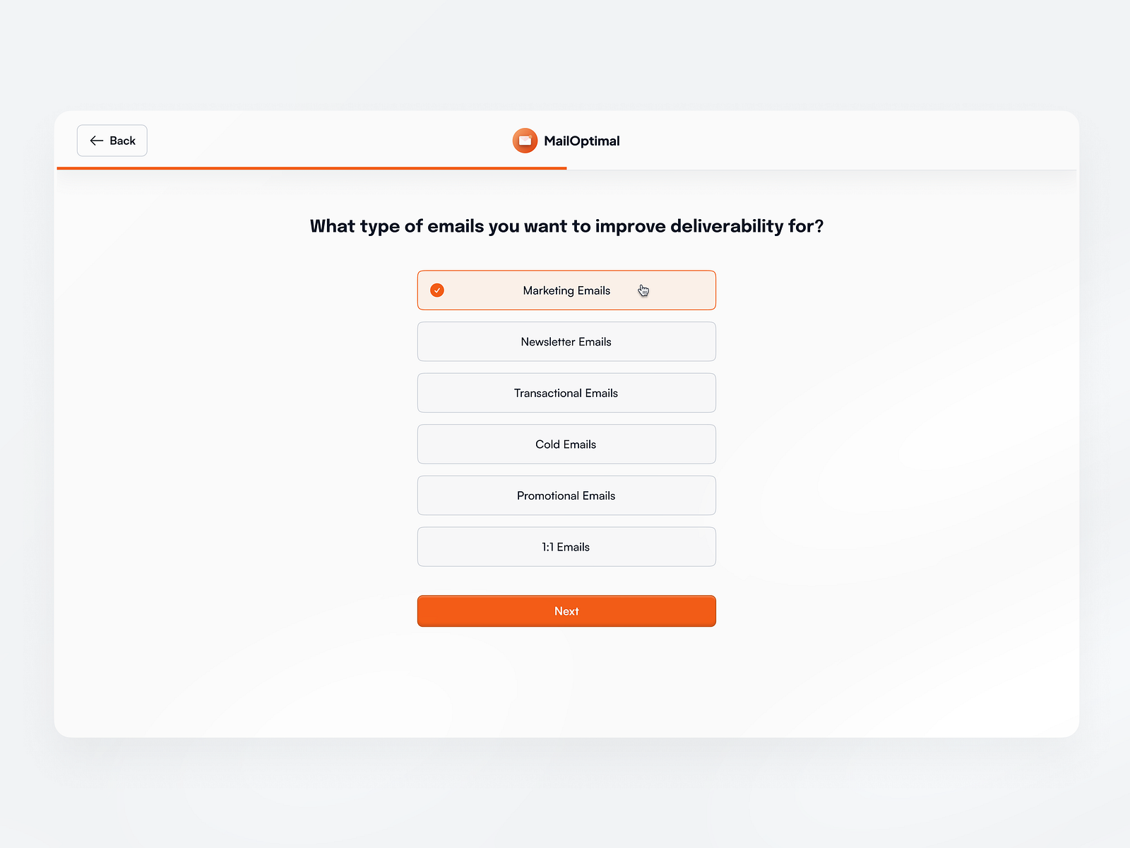 User onboarding questions by Siraj Dhanani on Dribbble