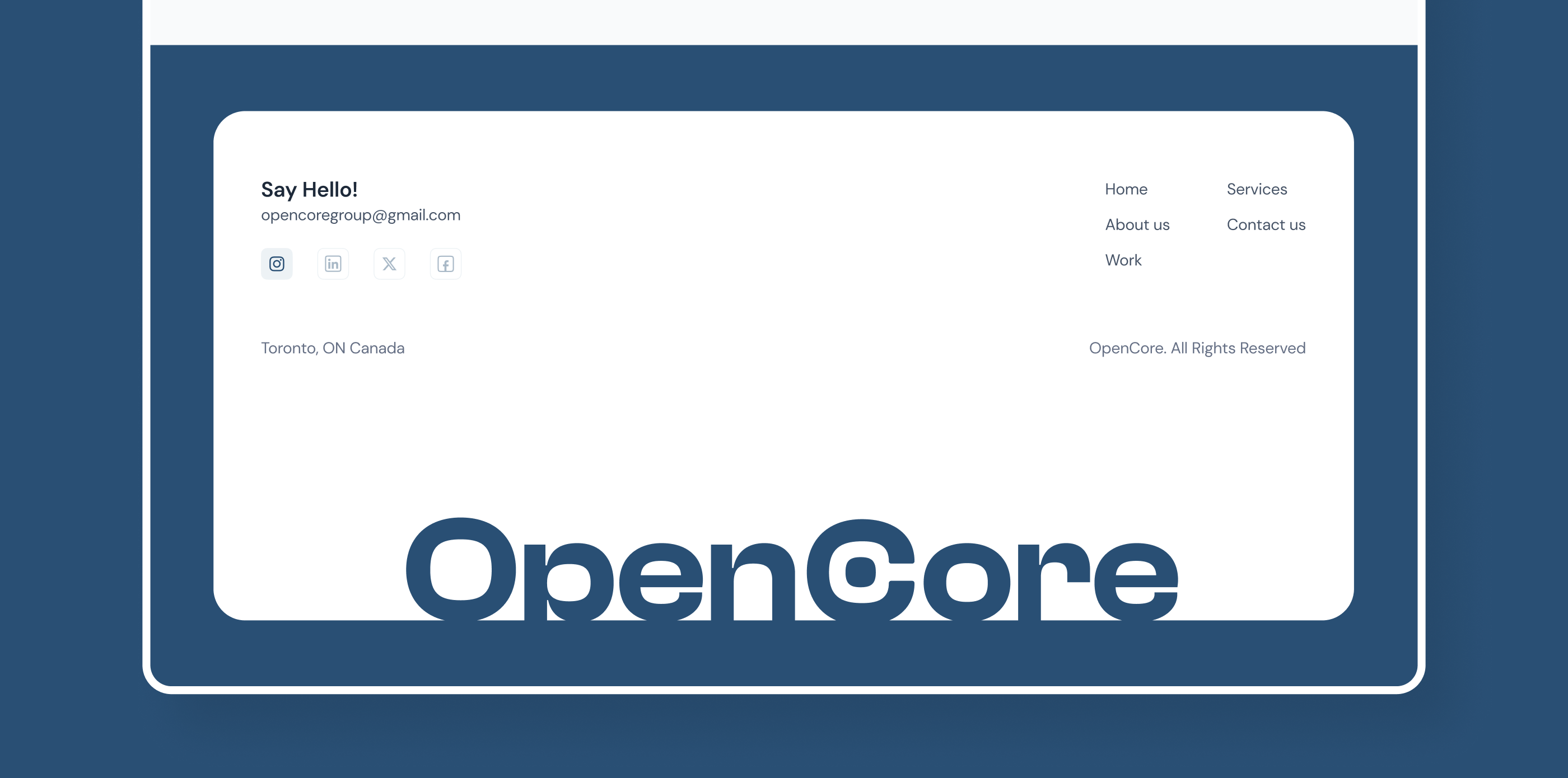 OpenCore - Design & Development Agency Landing Page UI UX Design by ...
