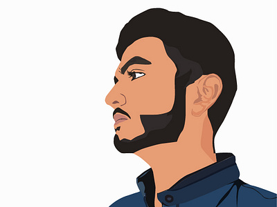 Side view of man (Me) by Dakshina Patabandi on Dribbble
