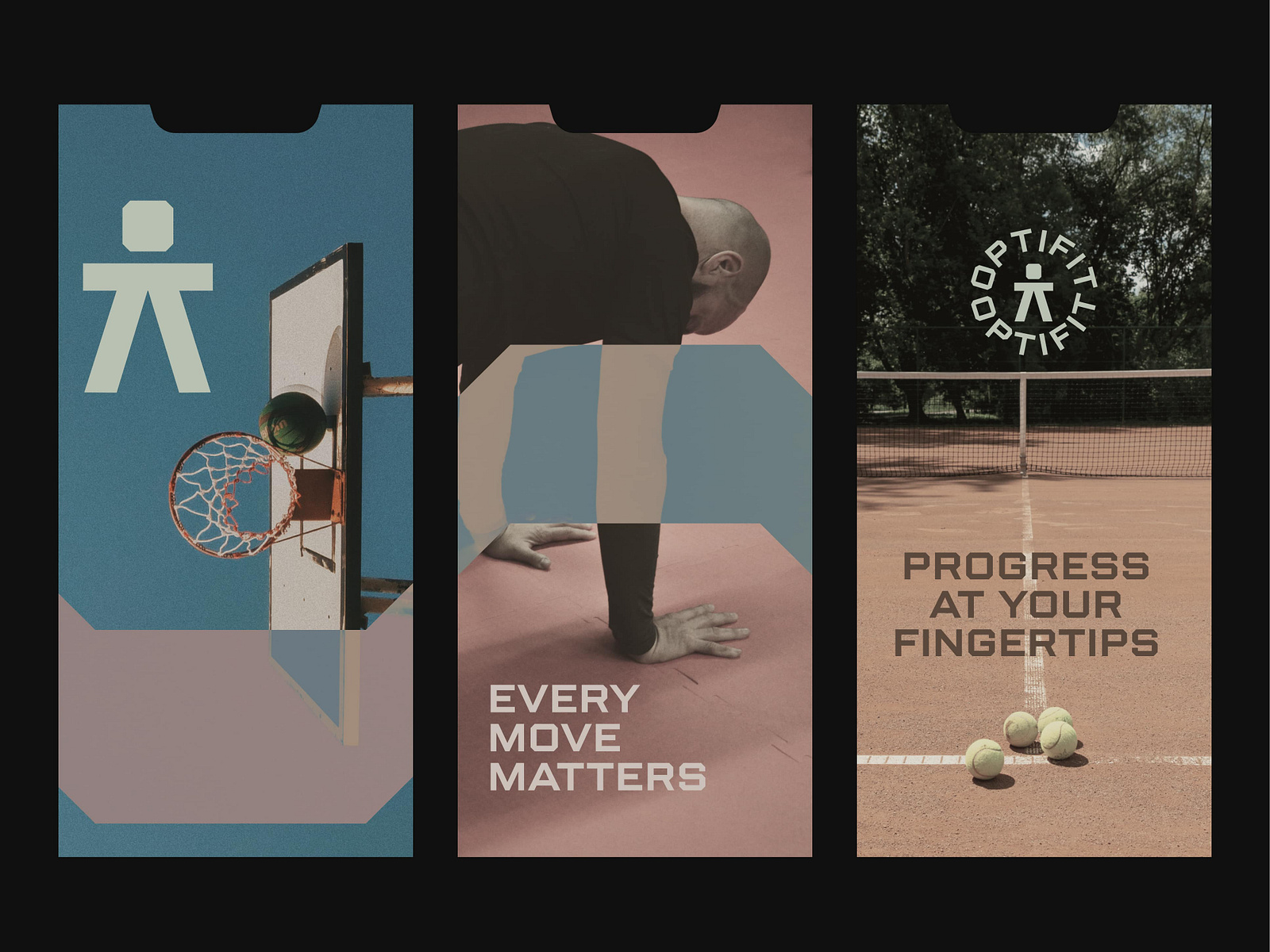 OPTIFIT APP BRAND IDENTITY by Stavroula Adamopoulou on Dribbble