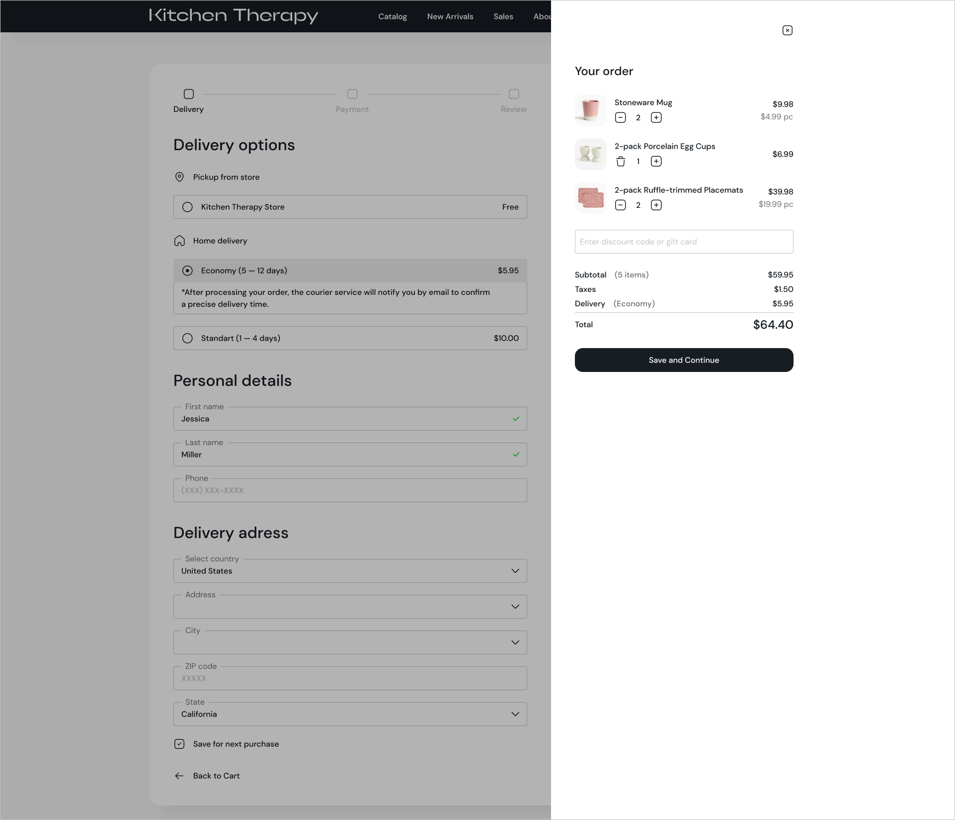 Step-by-Step Online Store Order Form Concept by Elena Bodrenok on Dribbble