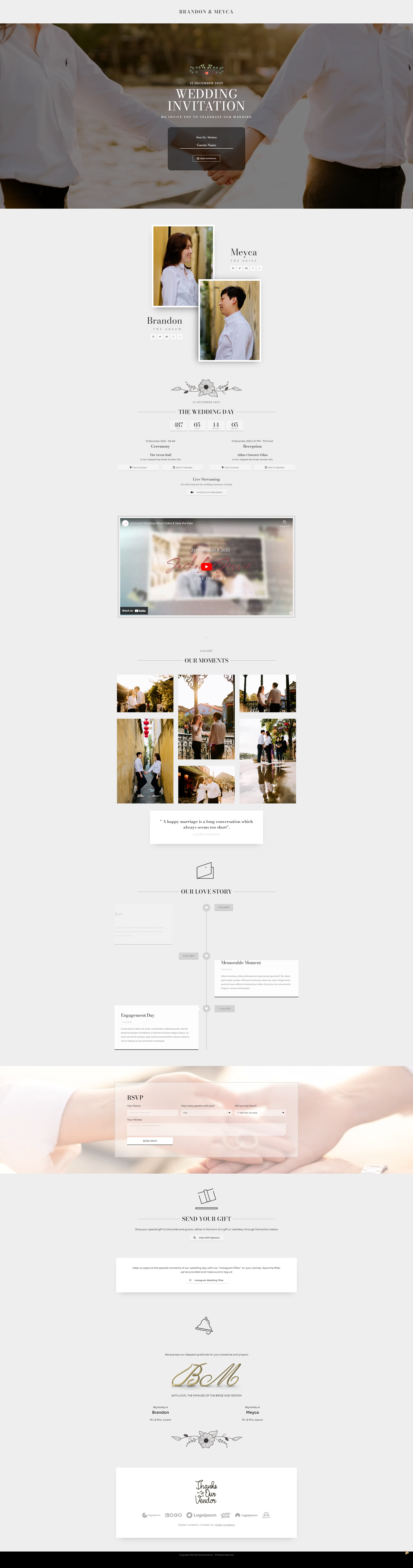 Browse thousands of Wedding Invitation Website images for design ...