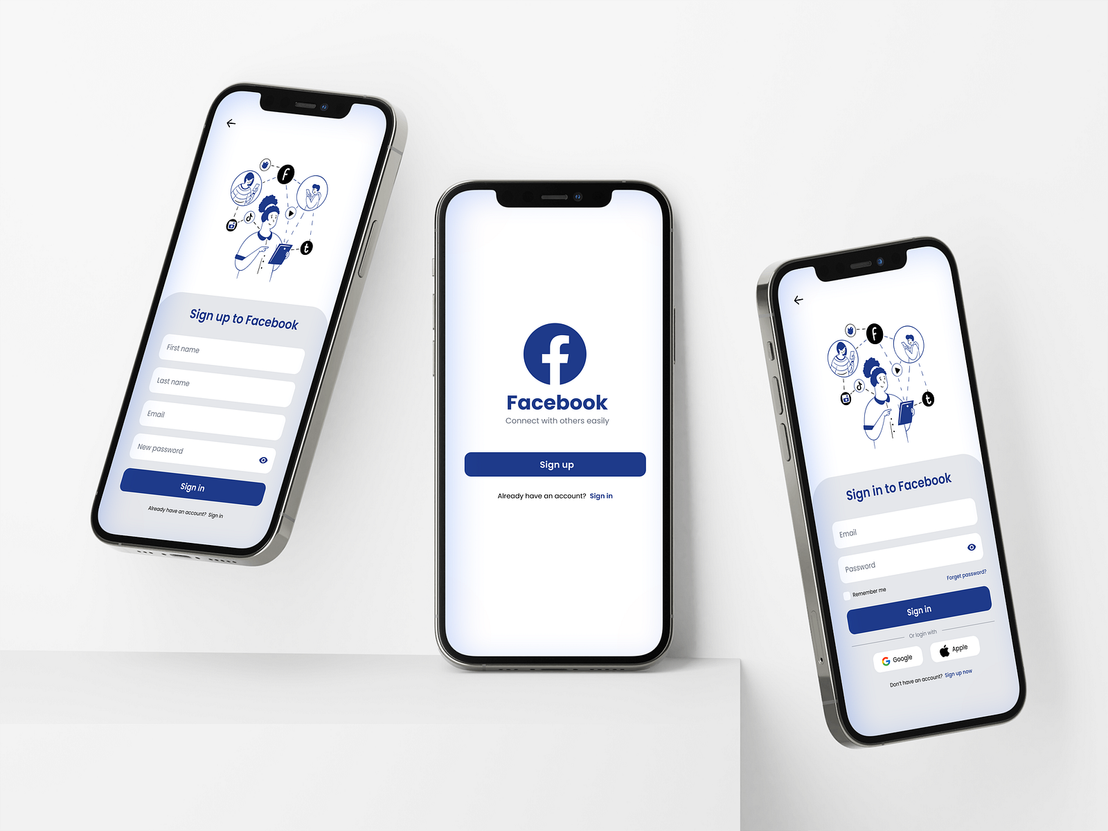 Mobile App Signup Flow (DailyUi - Day 1) by Esraa adel on Dribbble