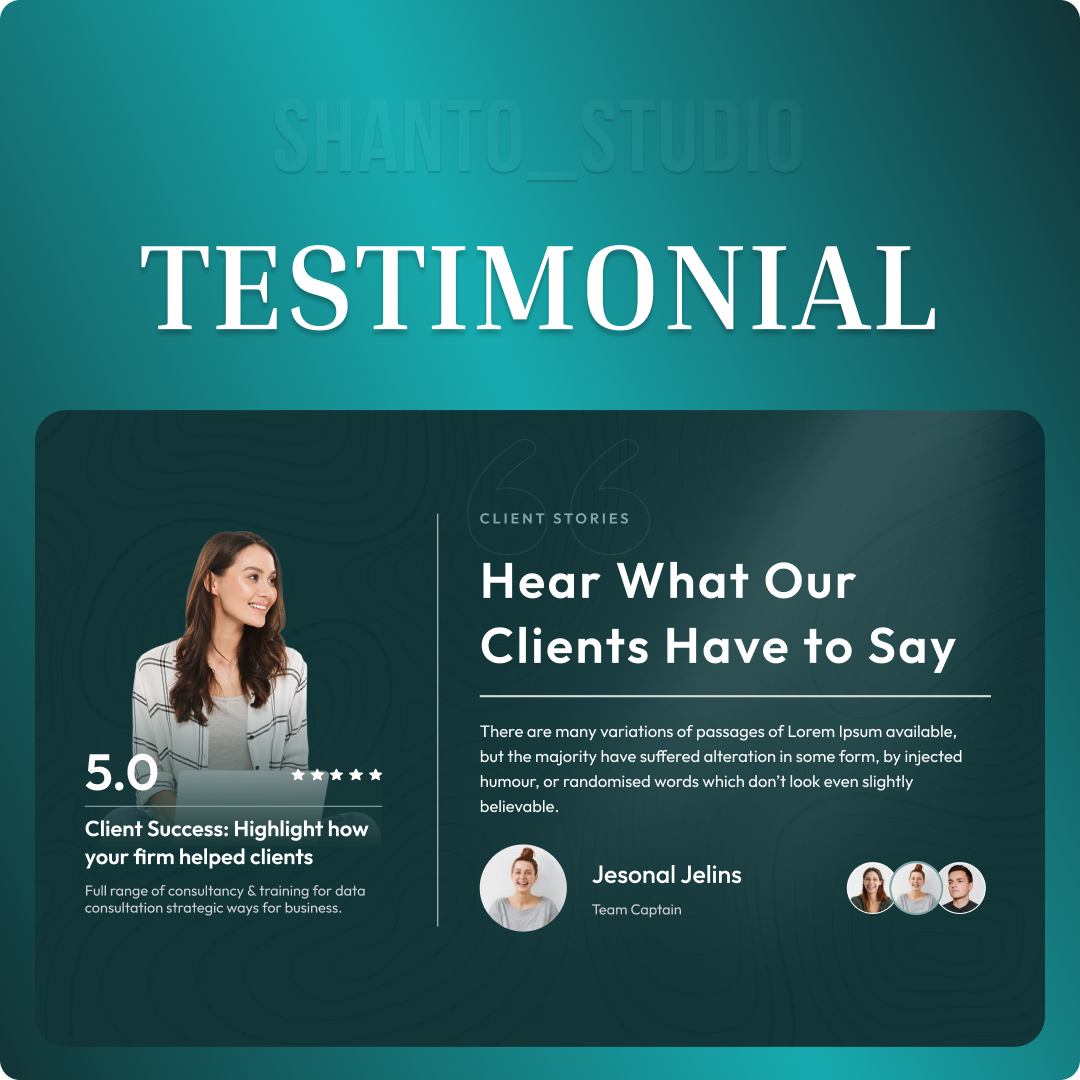 Browse thousands of Creative Testimonials images for design inspiration ...
