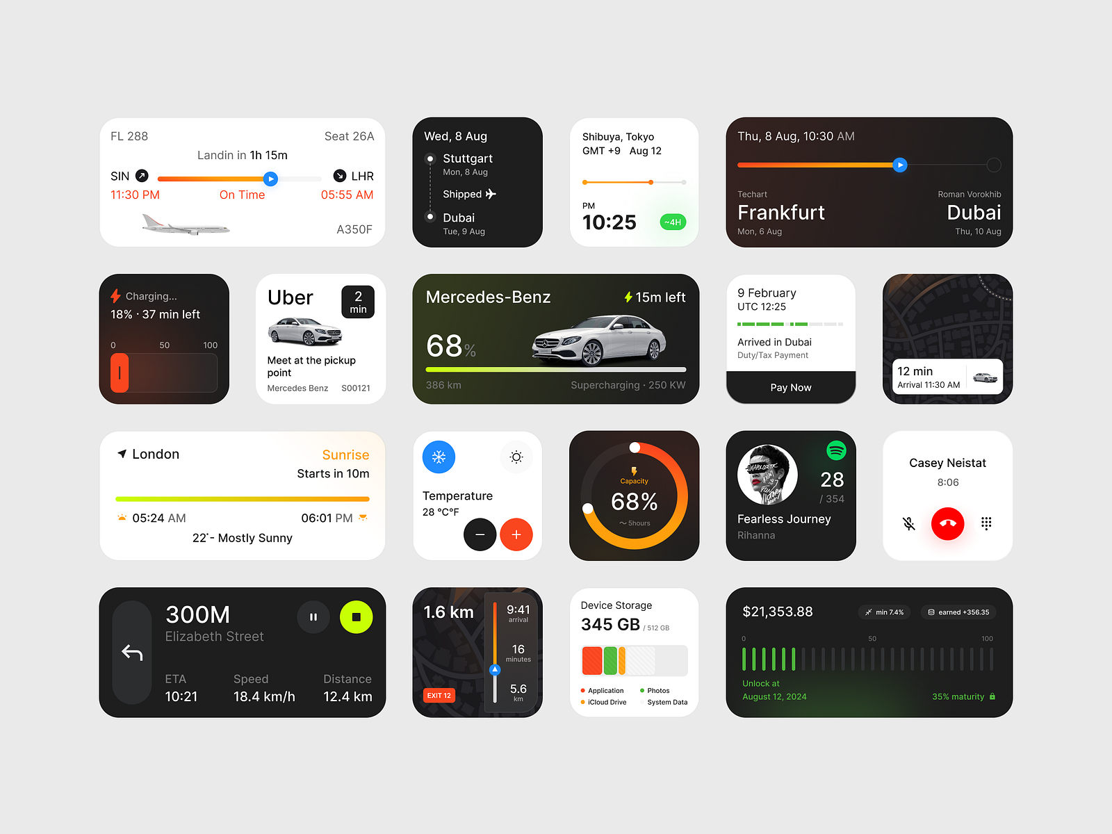 macOS | Custom Widget 2.0 by Kawsar Ahmed on Dribbble