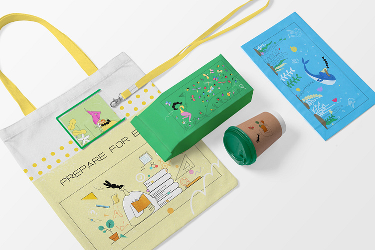 Illustration Design for Packages by Evelyn Kung on Dribbble