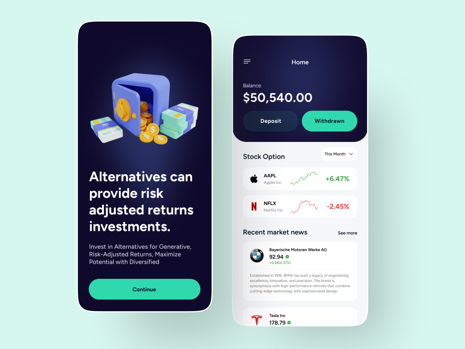 Finance App by Codzgarage Infotech Pvt Ltd on Dribbble
