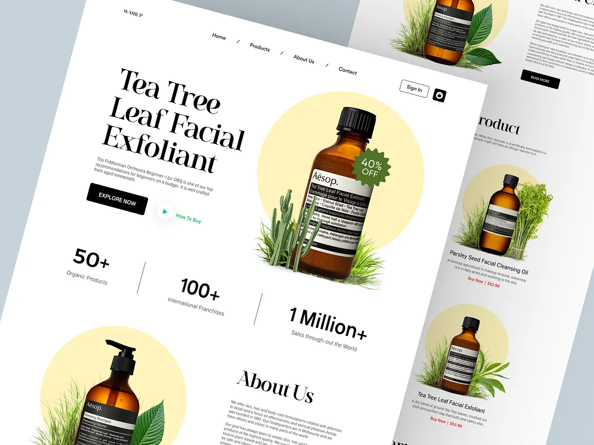 Browse thousands of Single Page images for design inspiration | Dribbble