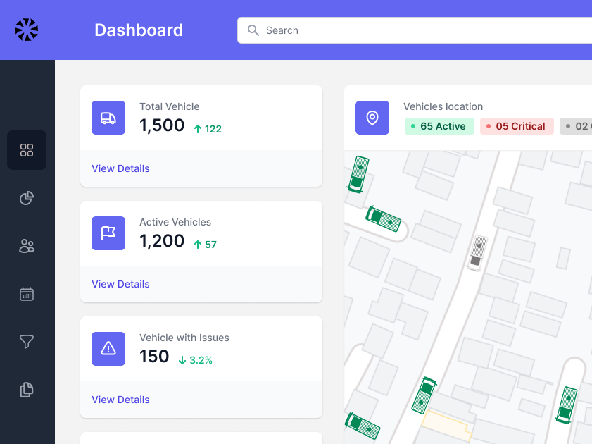 UI Challenge: Fleet Management Dashboard by Soundarya Rajalakshmy on ...