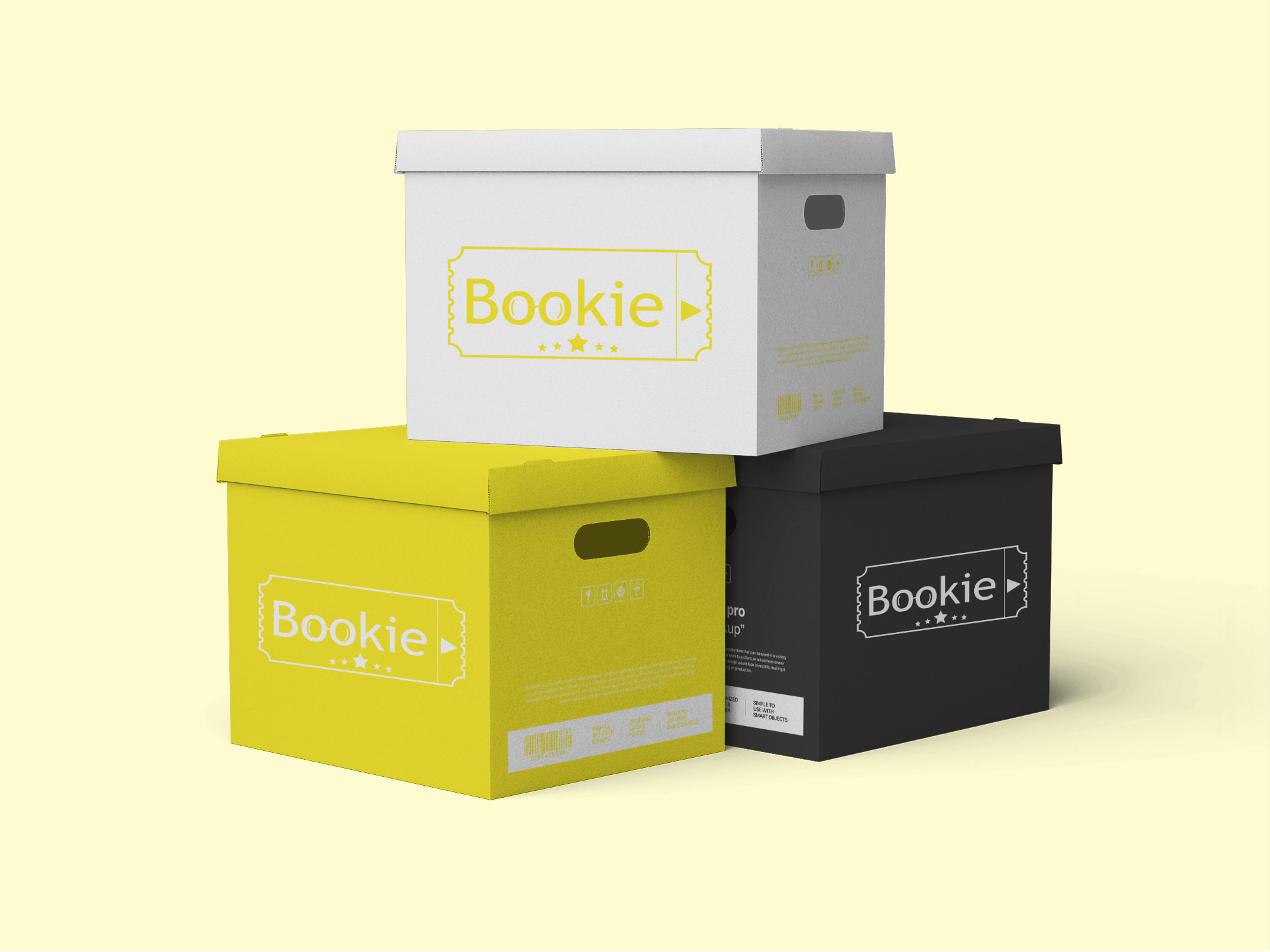 Bookie logo mockup by Nishek H on Dribbble