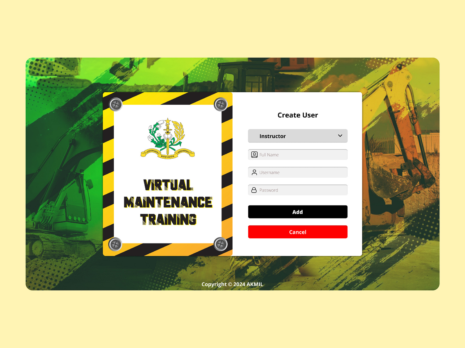 Desktop UI - Virtual Maintenance Training by Nida Mufiida on Dribbble