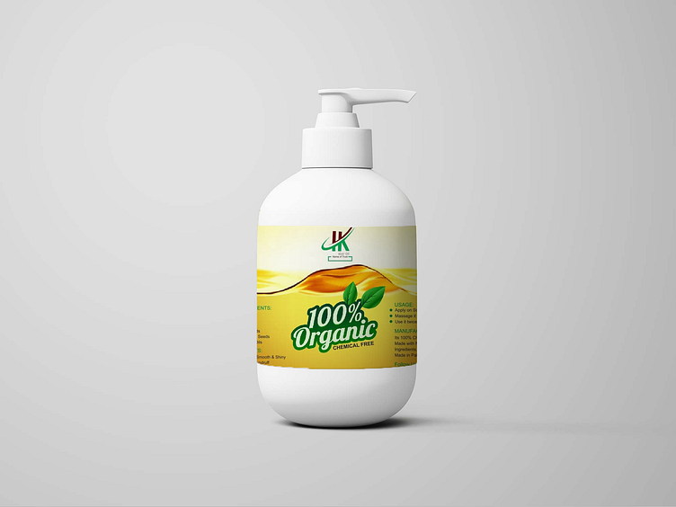 Oil Label by Amna Zulfiqar on Dribbble