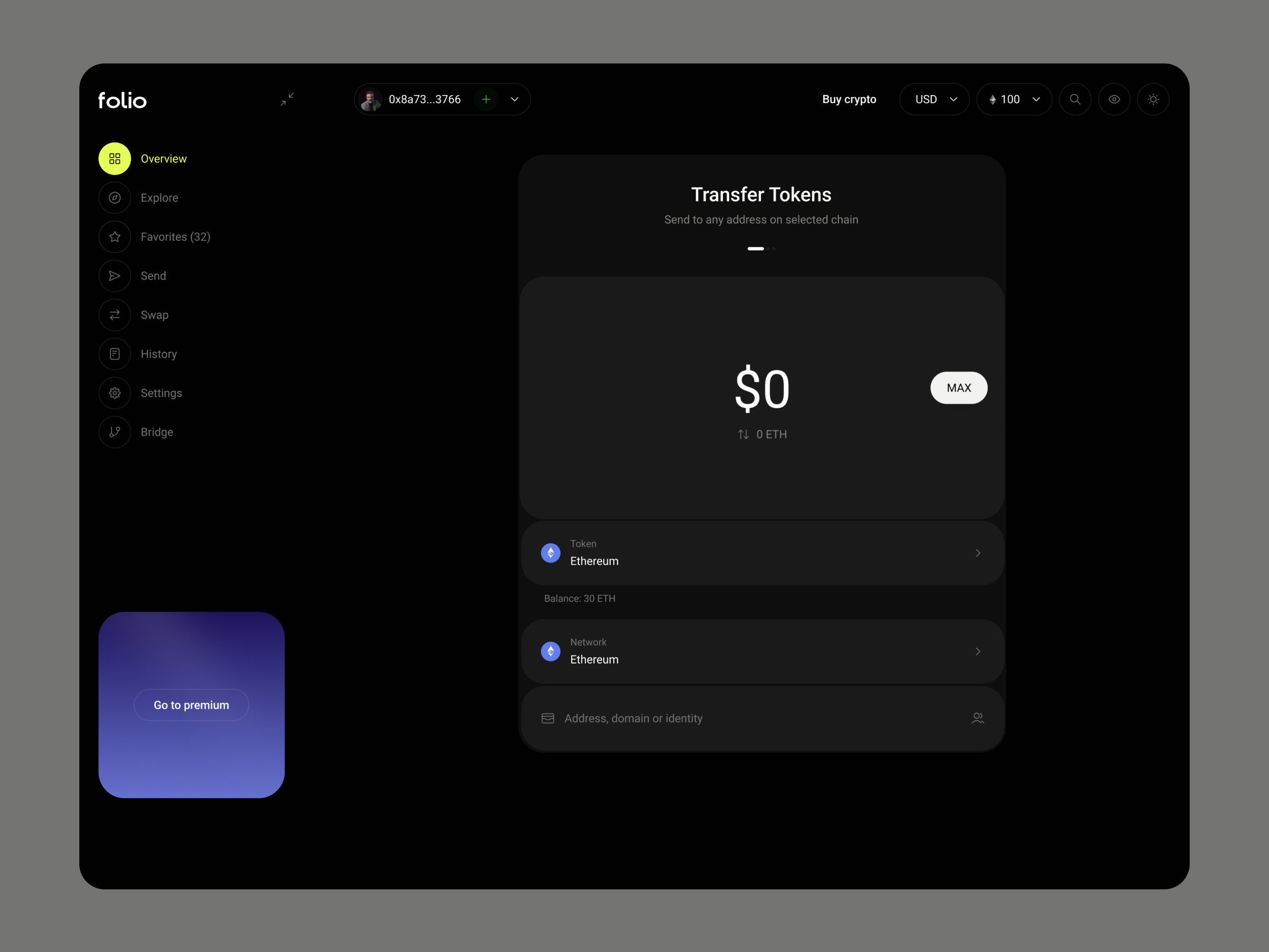 Folio - Crypto wallet for everything onchain by Anatoliy Demyanchuk for ...