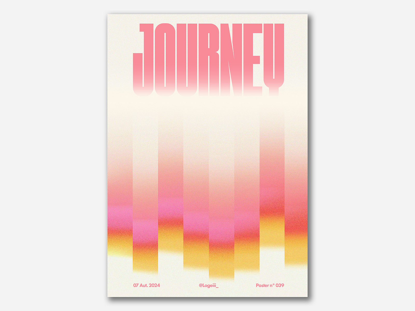 Journey | Poster 039 by Logan Duteil on Dribbble