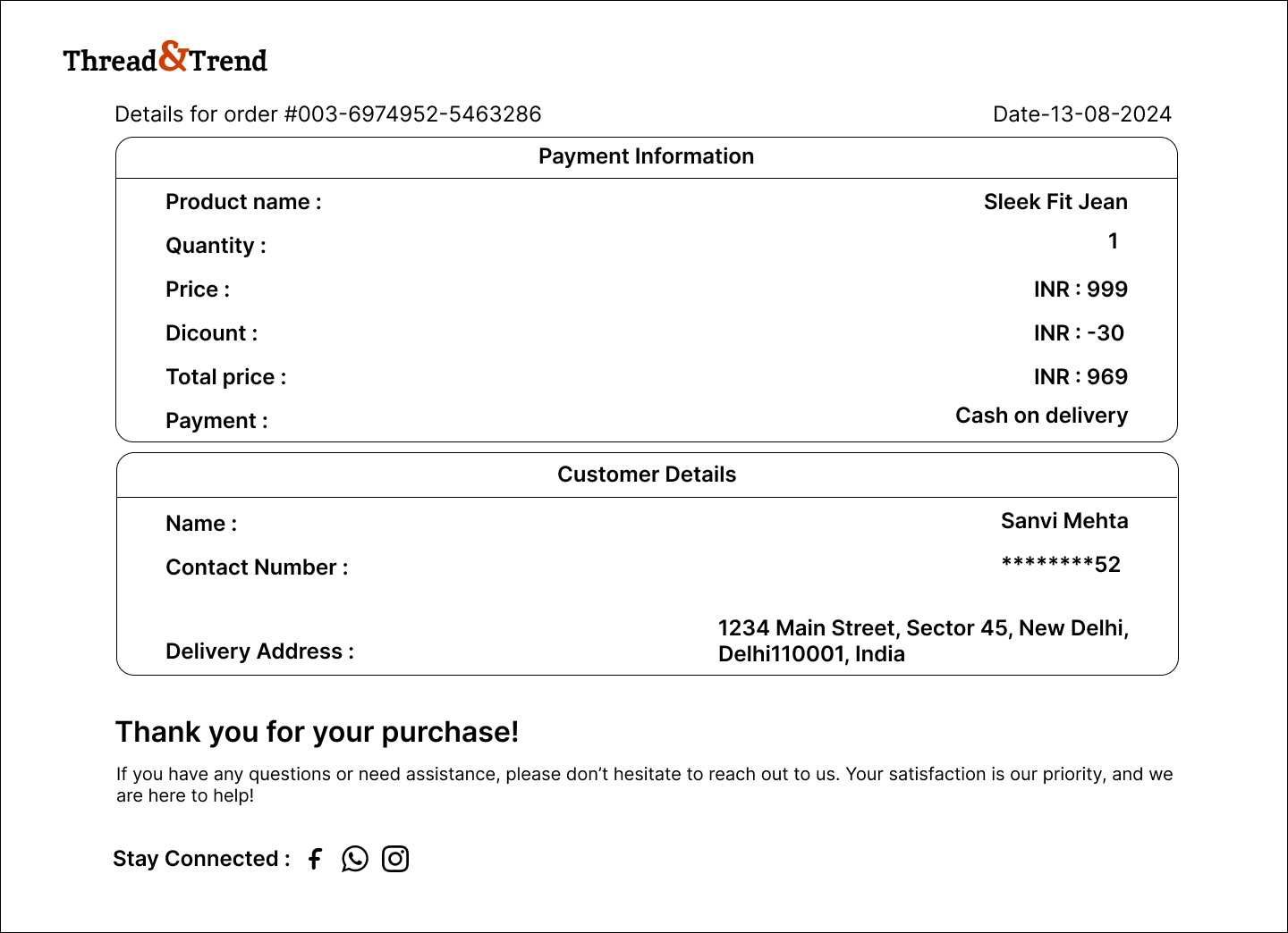 Purchase Receipt by Shallu Bagga on Dribbble