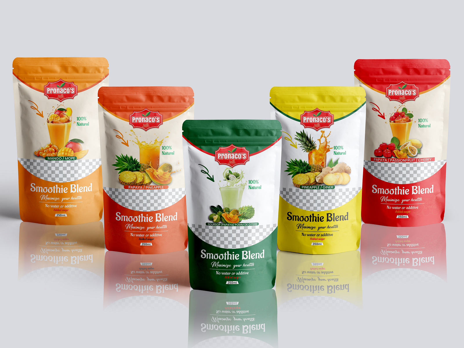 Fruit pouch packaging design by KAWSAR AHMED on Dribbble