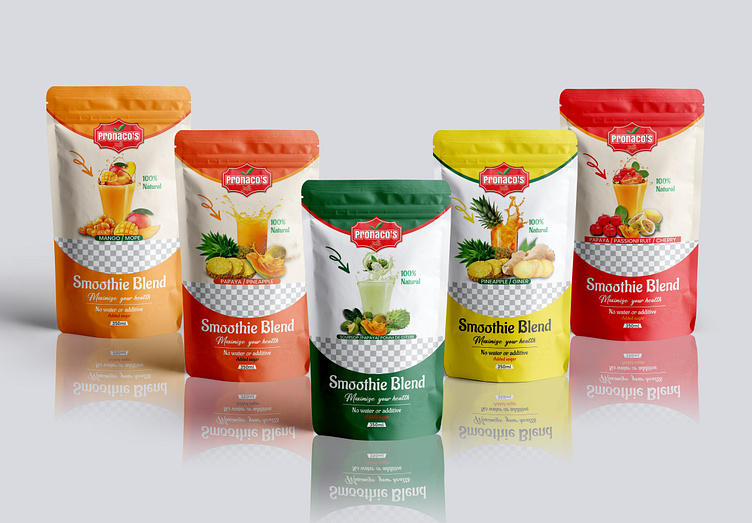 Fruit pouch packaging design by KAWSAR AHMED on Dribbble