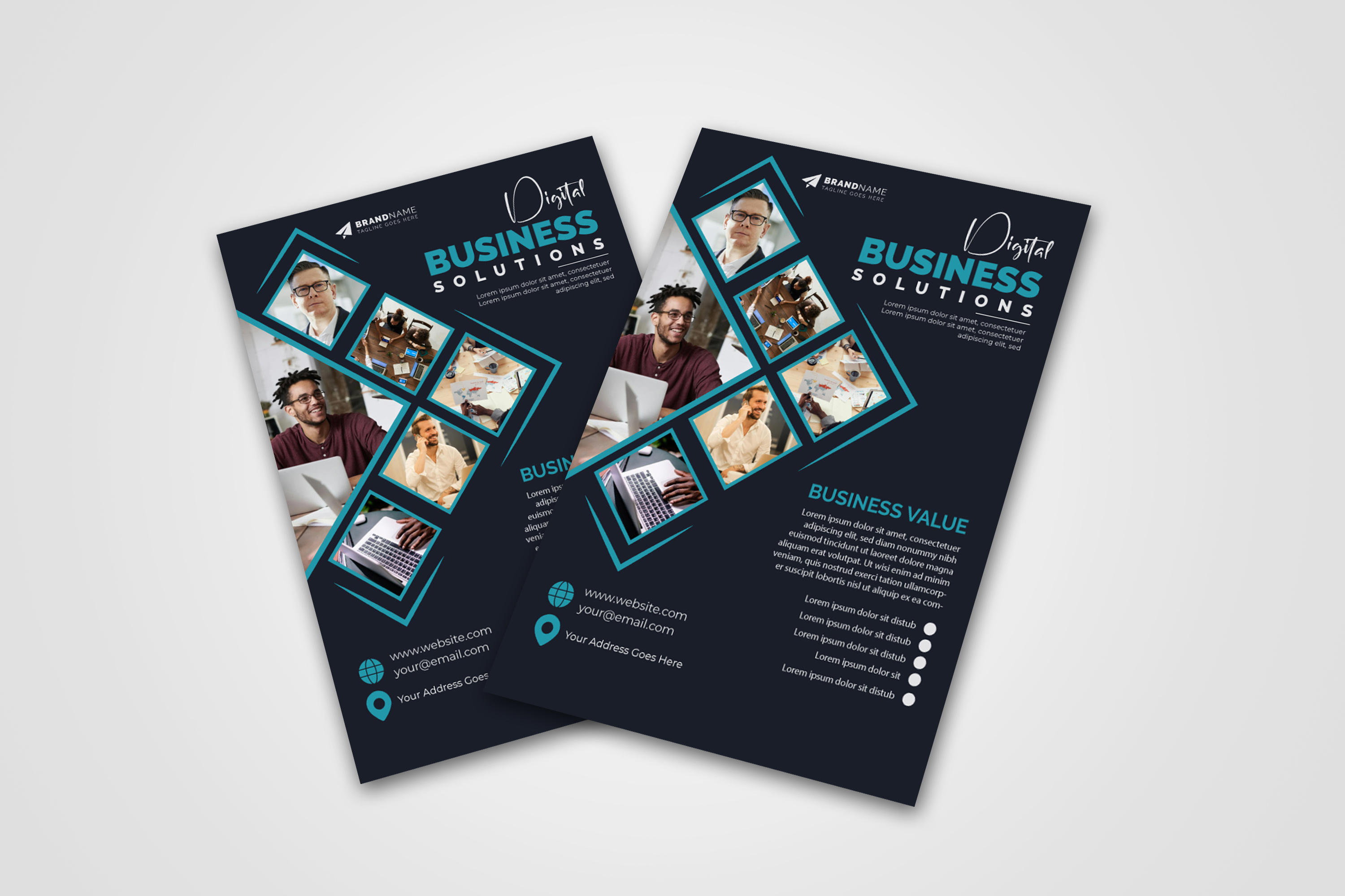 Business Flyer Design Template | Business Poster. by Salman Uddin on Dribbble