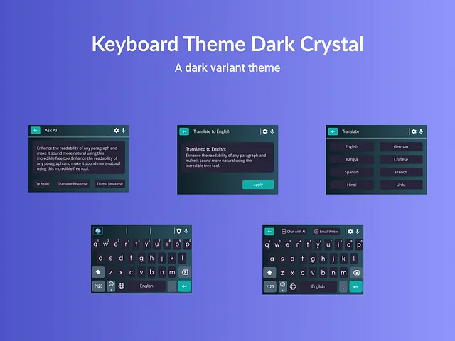 Keyboard UI designs, themes, templates and downloadable graphic ...