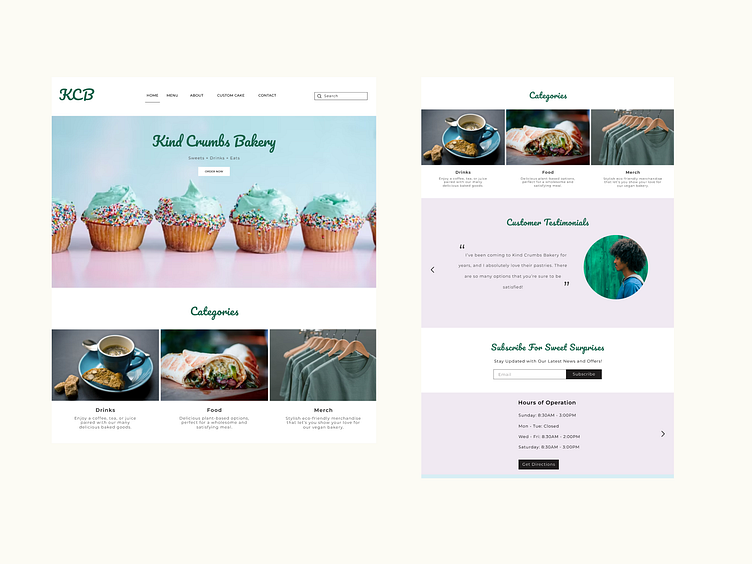Landing Page Design by Samira Alston on Dribbble