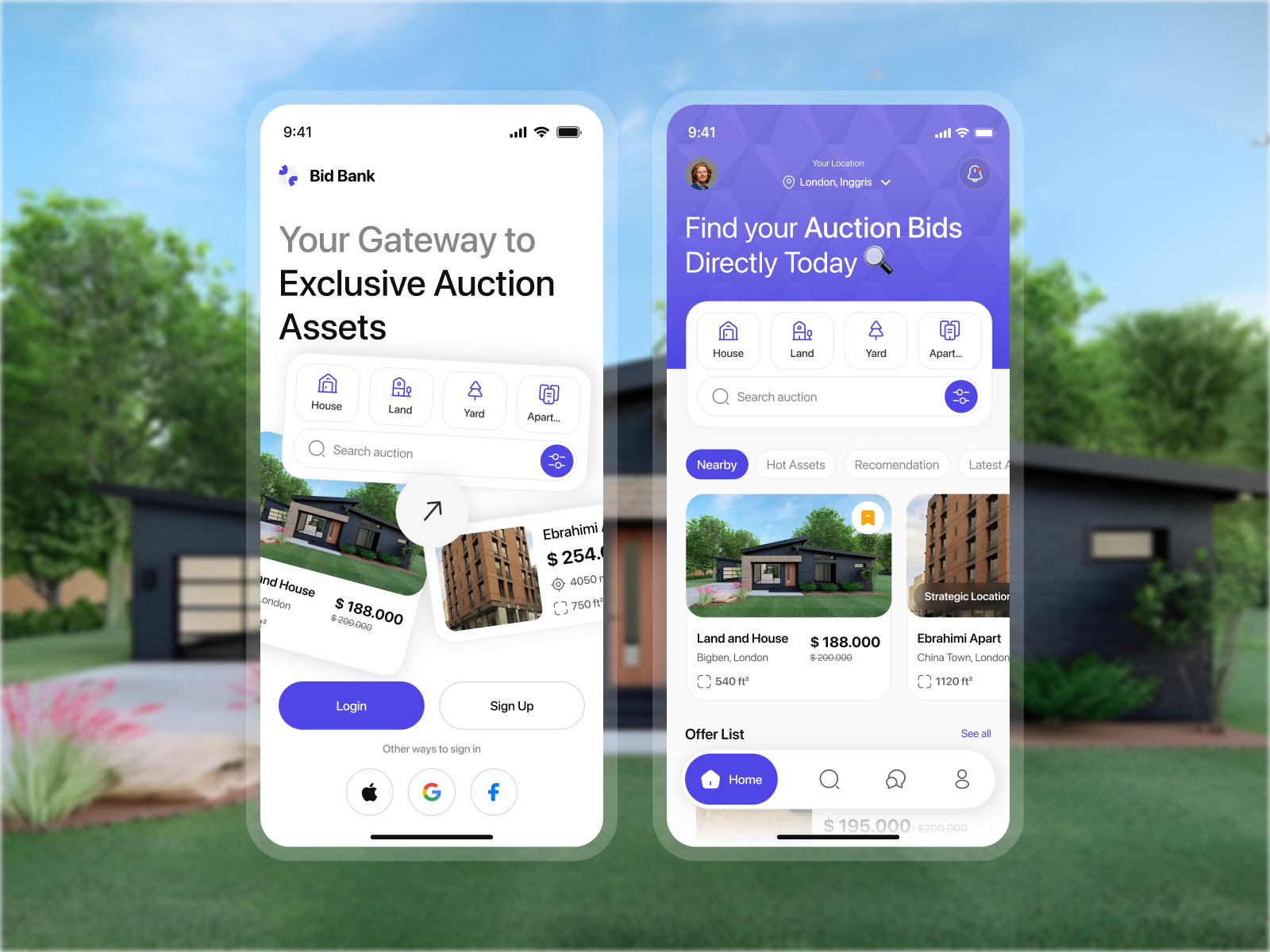 Bid Bank - Auction Asset Banking Mobile App by Elux UI/UX for Elux ...