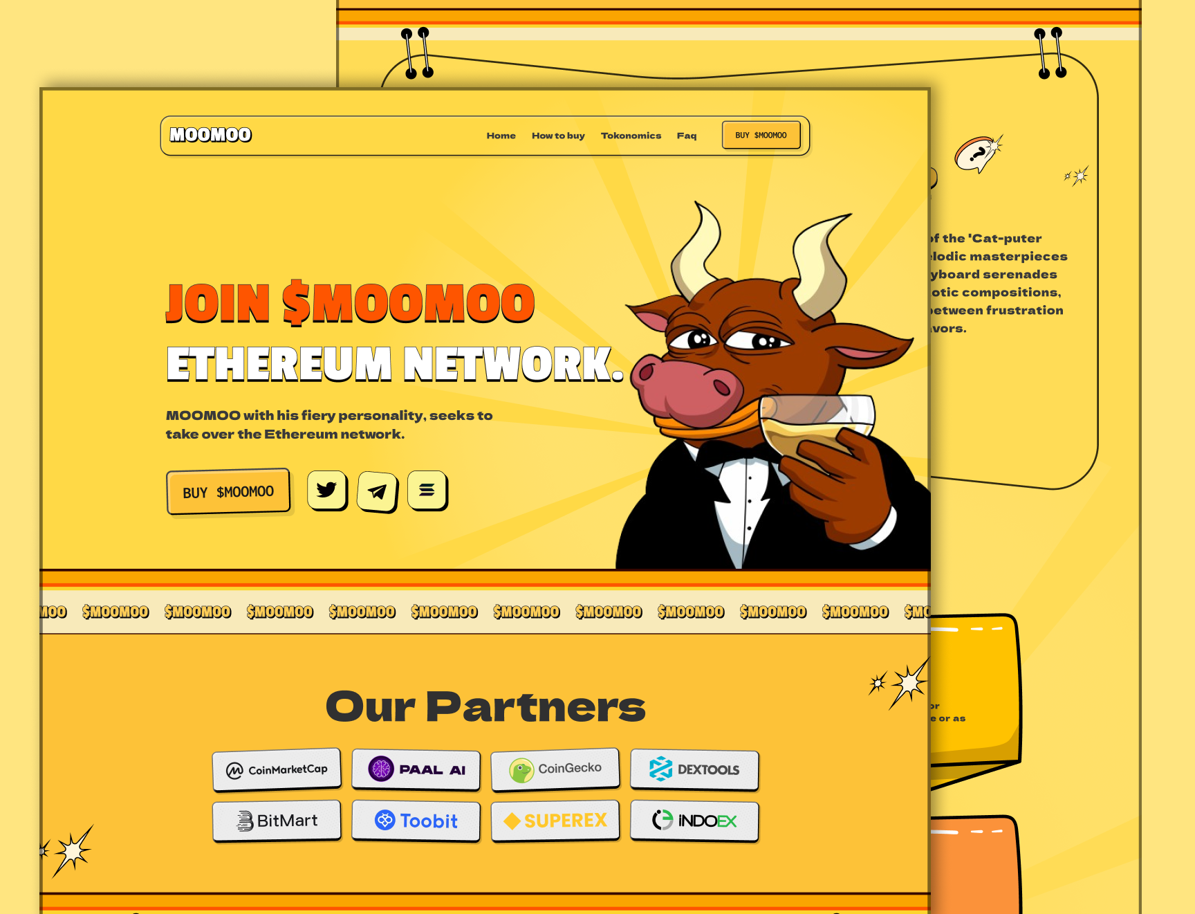 Meme coin website by UIX SAIDUR SAJIB on Dribbble