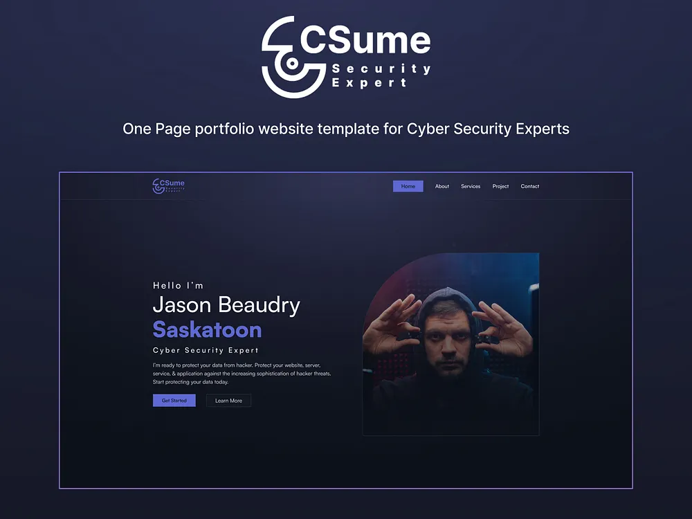 Cyber Security Portfolio designs, themes, templates and downloadable ...