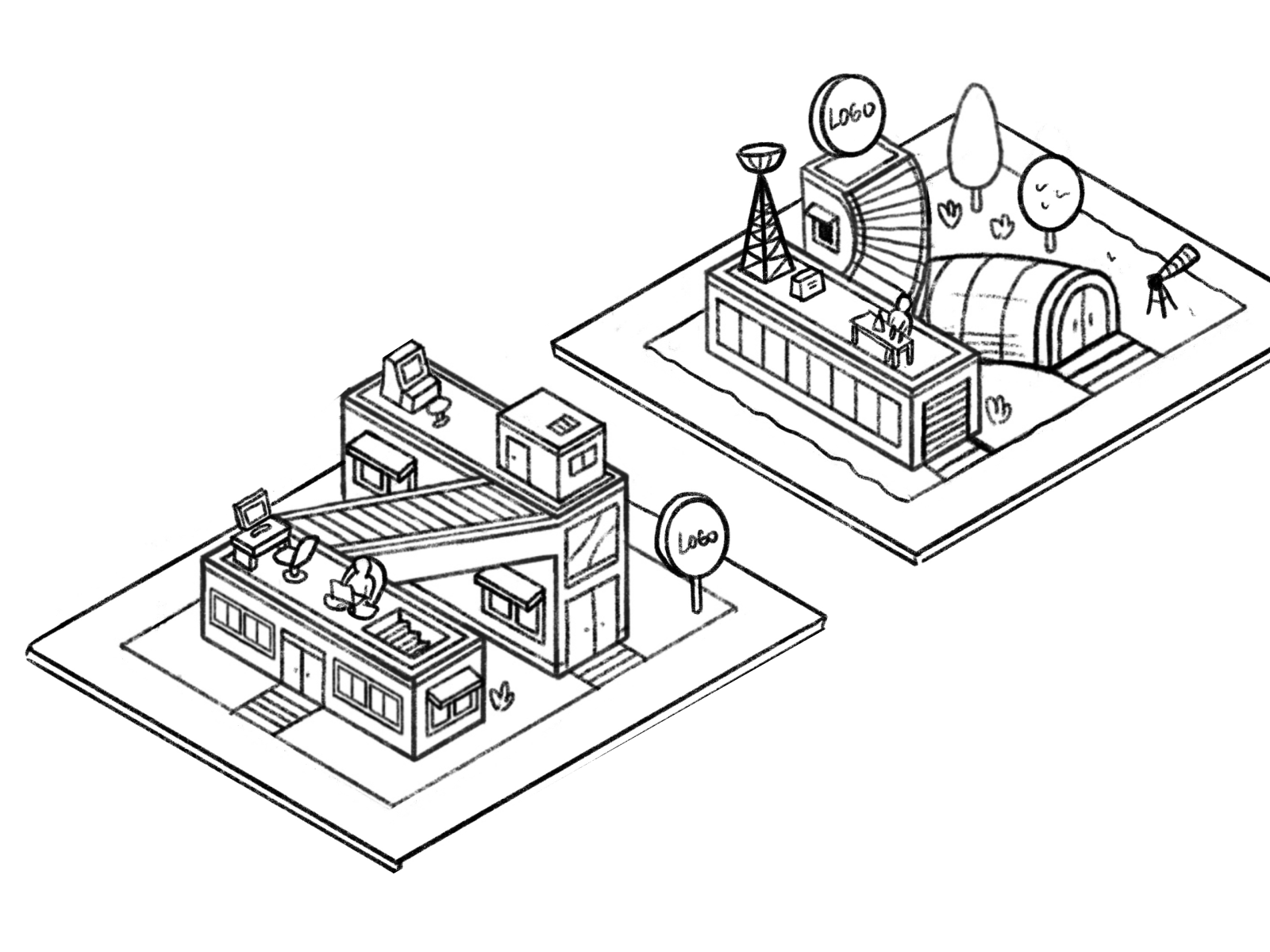 Designopolis: 3D Isometric City by The Design Thinker on Dribbble