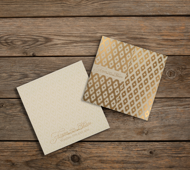 Custom Screen Printed Wedding Invitations | Unique & Stylish Des by ...