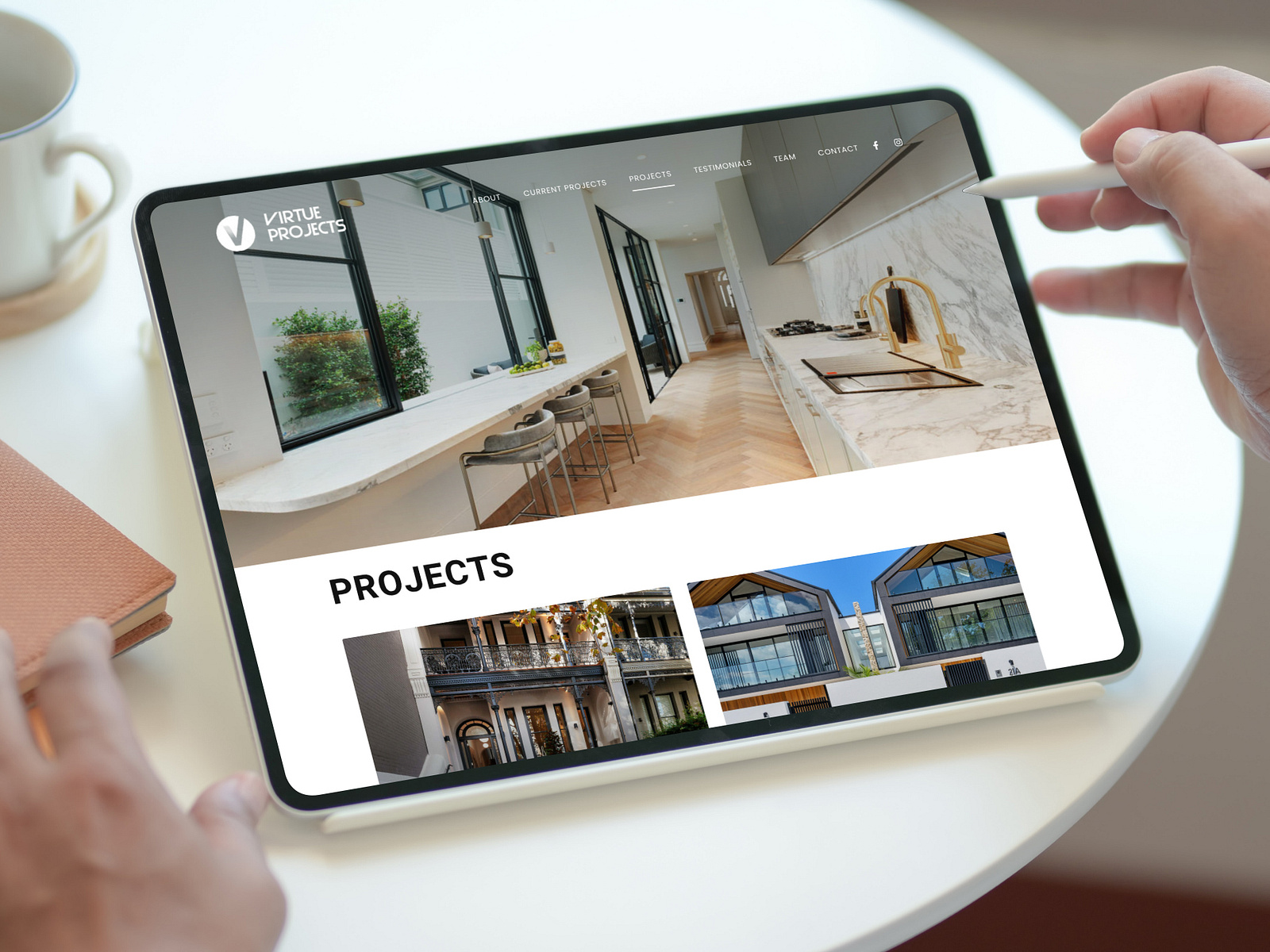 Virtue Project Real Estate Website by Maitrayee on Dribbble