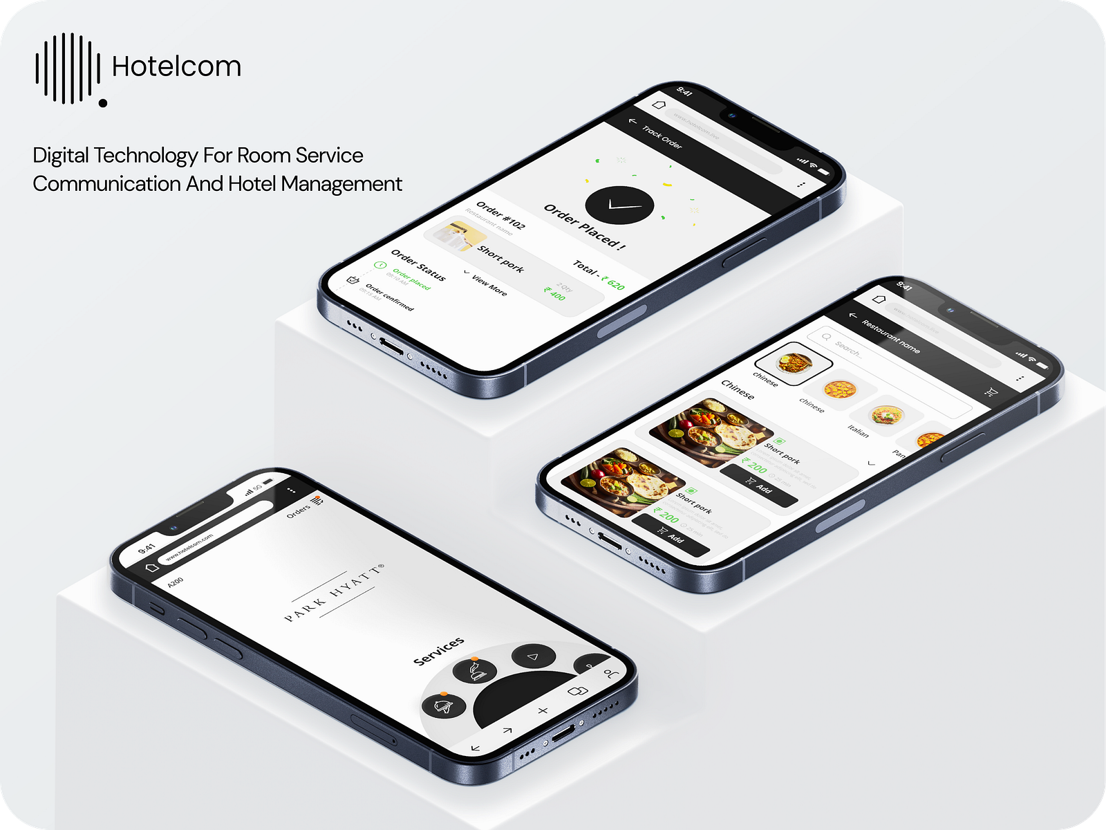 Hotel management app by TST Technology on Dribbble