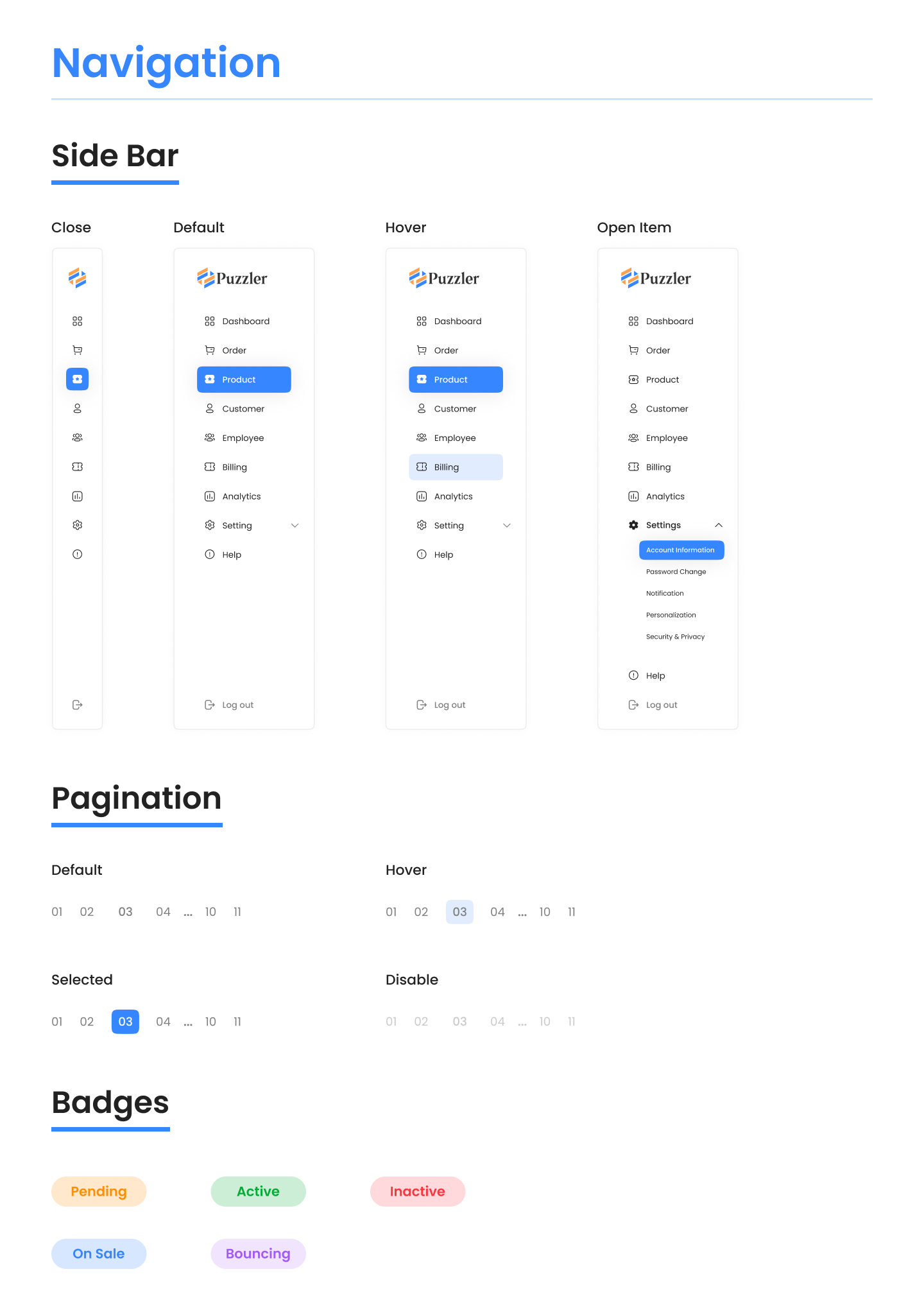 Design System | UI Component | Style Guide | UI Kit by Zahidul Hossain ...