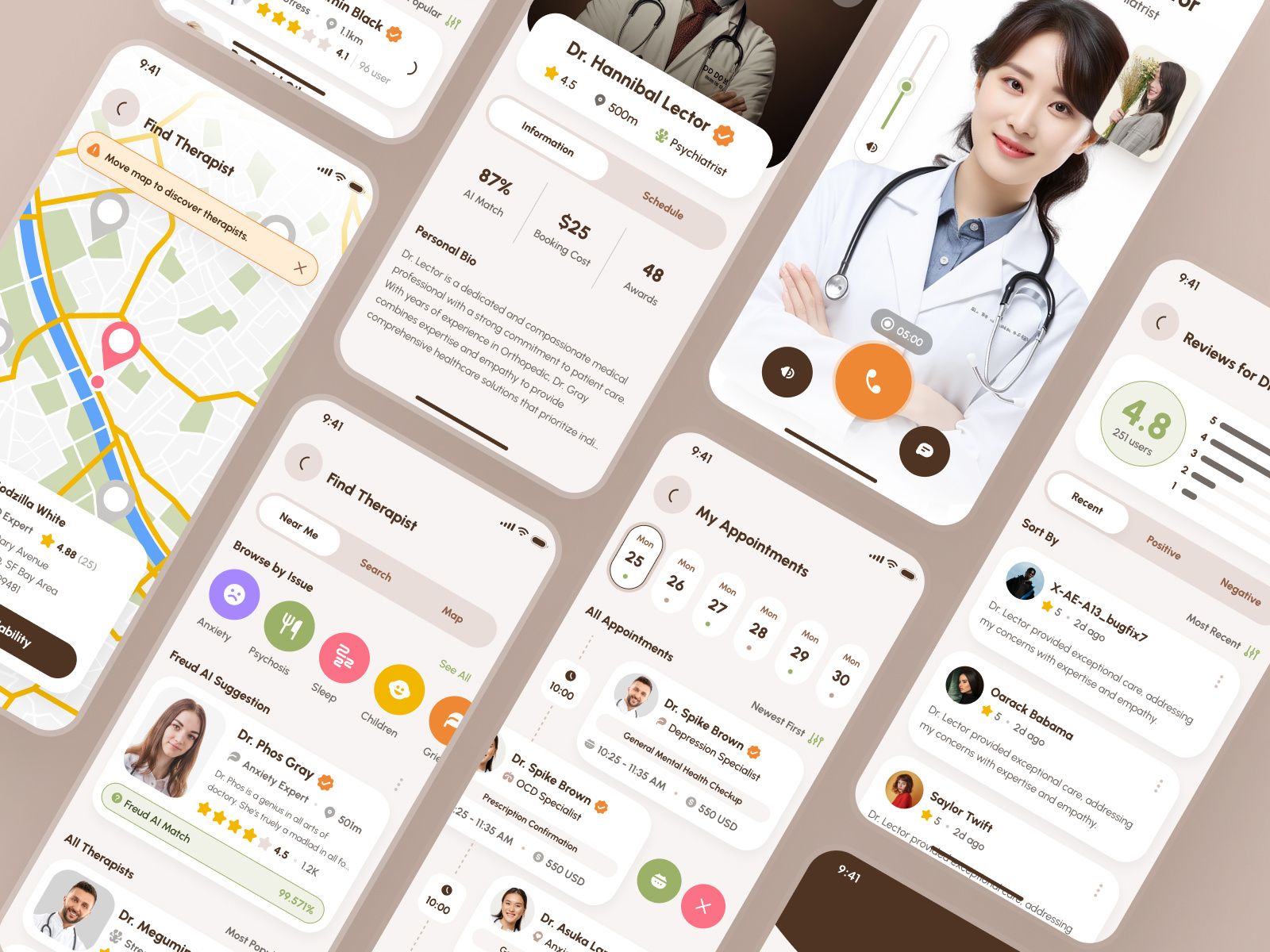 freud: AI Mental Health App | Mindful AI Chatbot Companion UIUX by ...