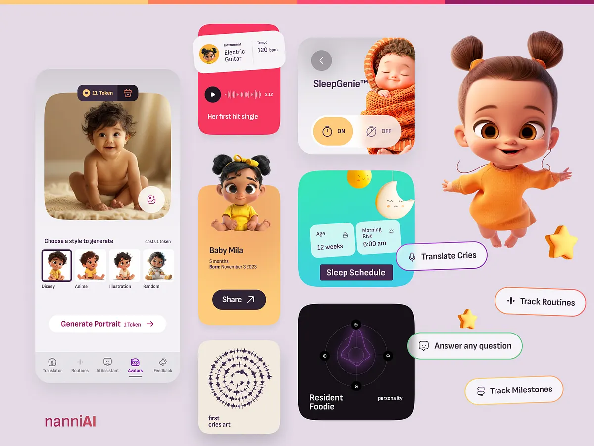Browse thousands of Baby Avatar images for design inspiration | Dribbble