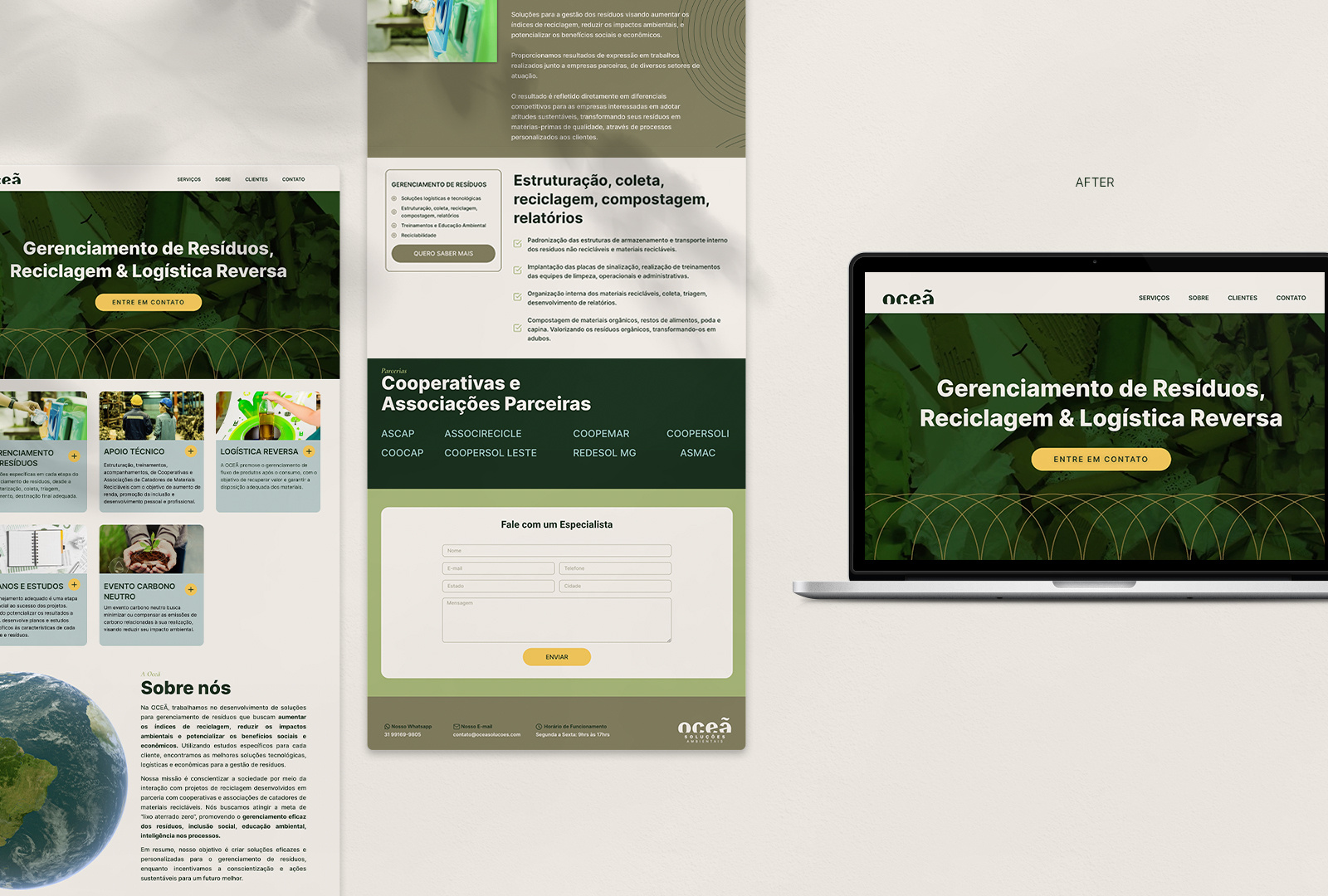 Oceã - Website Design - Creasions by Creasions Digital on Dribbble Oceã - Website Design - Creasions by Creasions Digital on Dribbble
