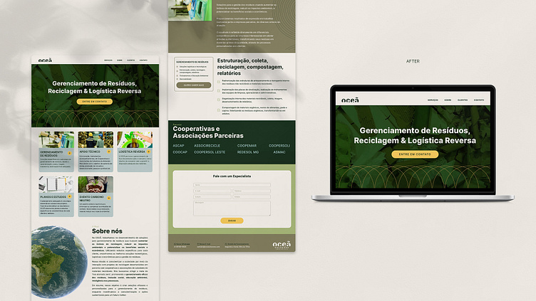 Oceã - Website Design - Creasions by Creasions Digital on Dribbble Oceã - Website Design - Creasions by Creasions Digital on Dribbble