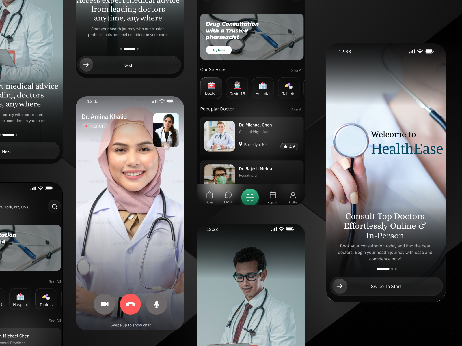 Helathcare Mobile App designs, themes, templates and downloadable ...