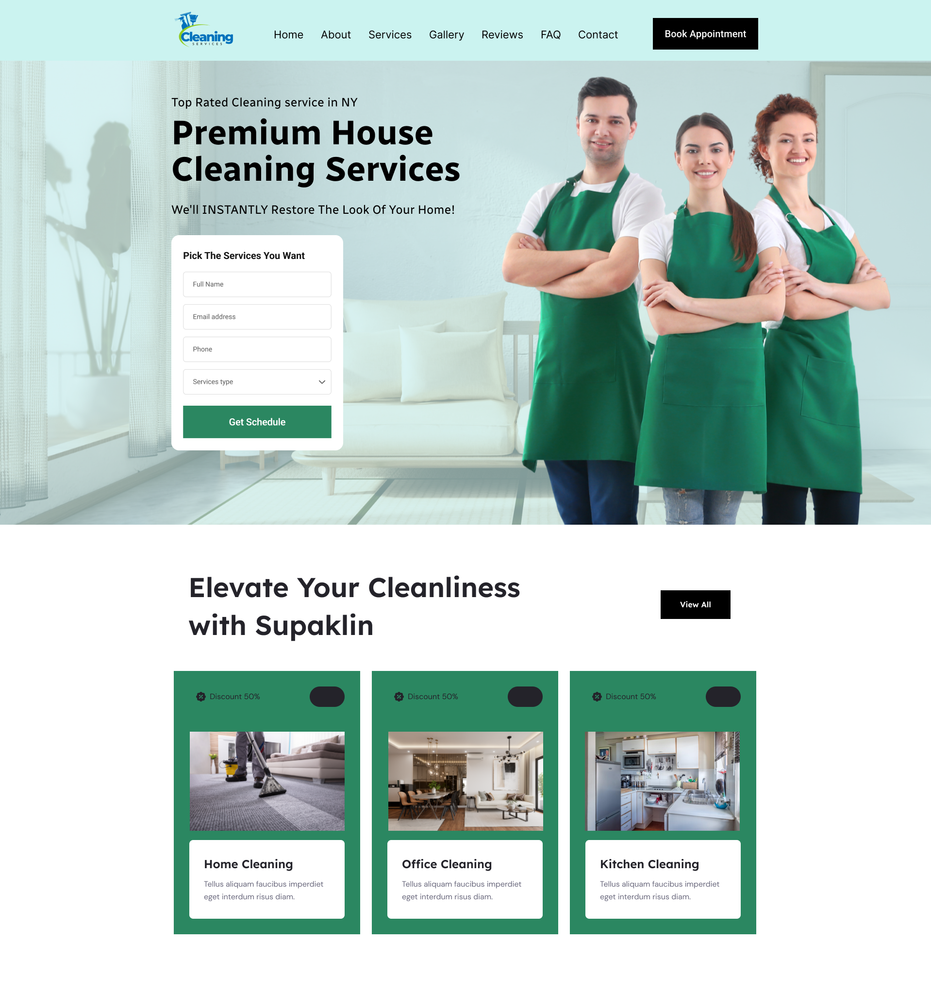 House Cleaning Website designs, themes, templates and downloadable ...