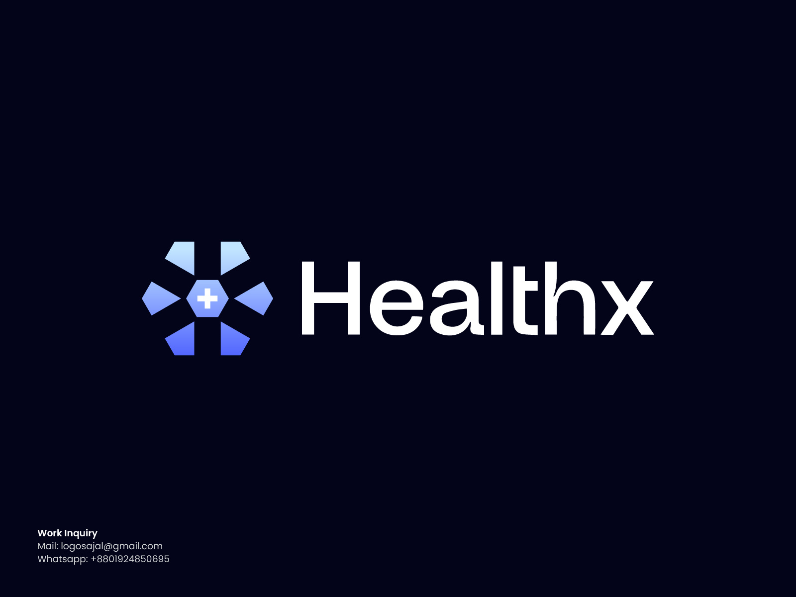 Healthx | healthcare tech startup logo- Branding by Sajal Saha | logo ...