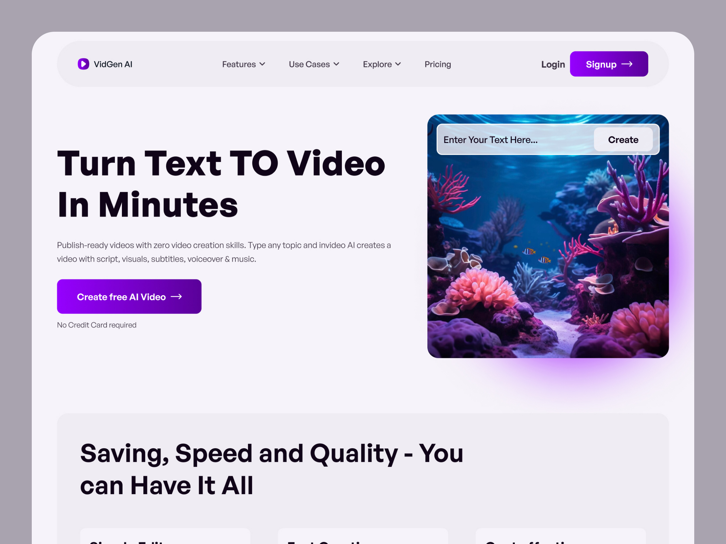 Video generator AI application website design by Albert Rajib on Dribbble
